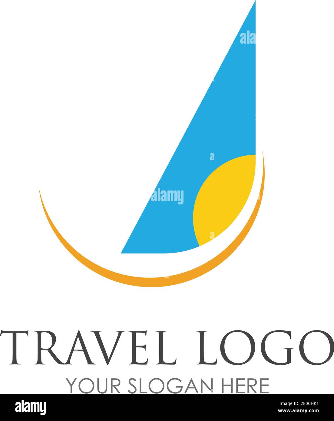 Travel logo vector icon design template-vector Stock Vector Image & Art ...