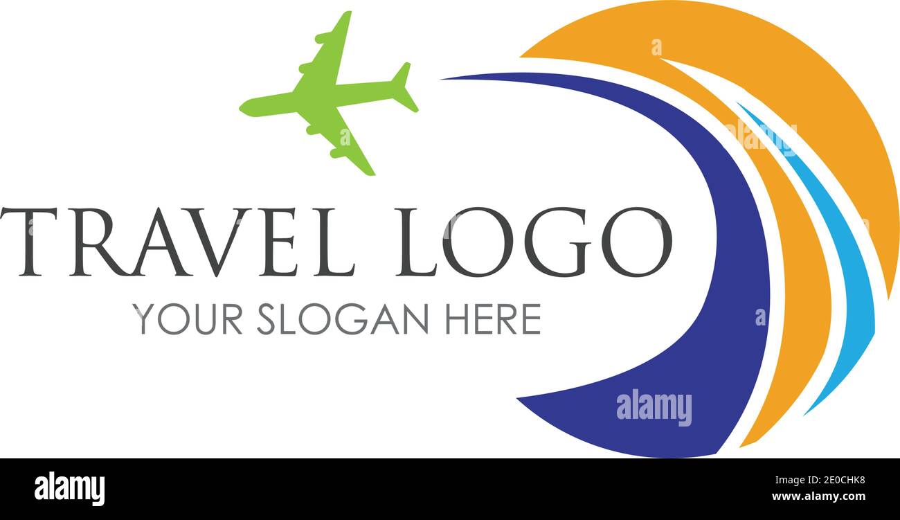 Travel logo vector icon design template-vector Stock Vector Image & Art ...