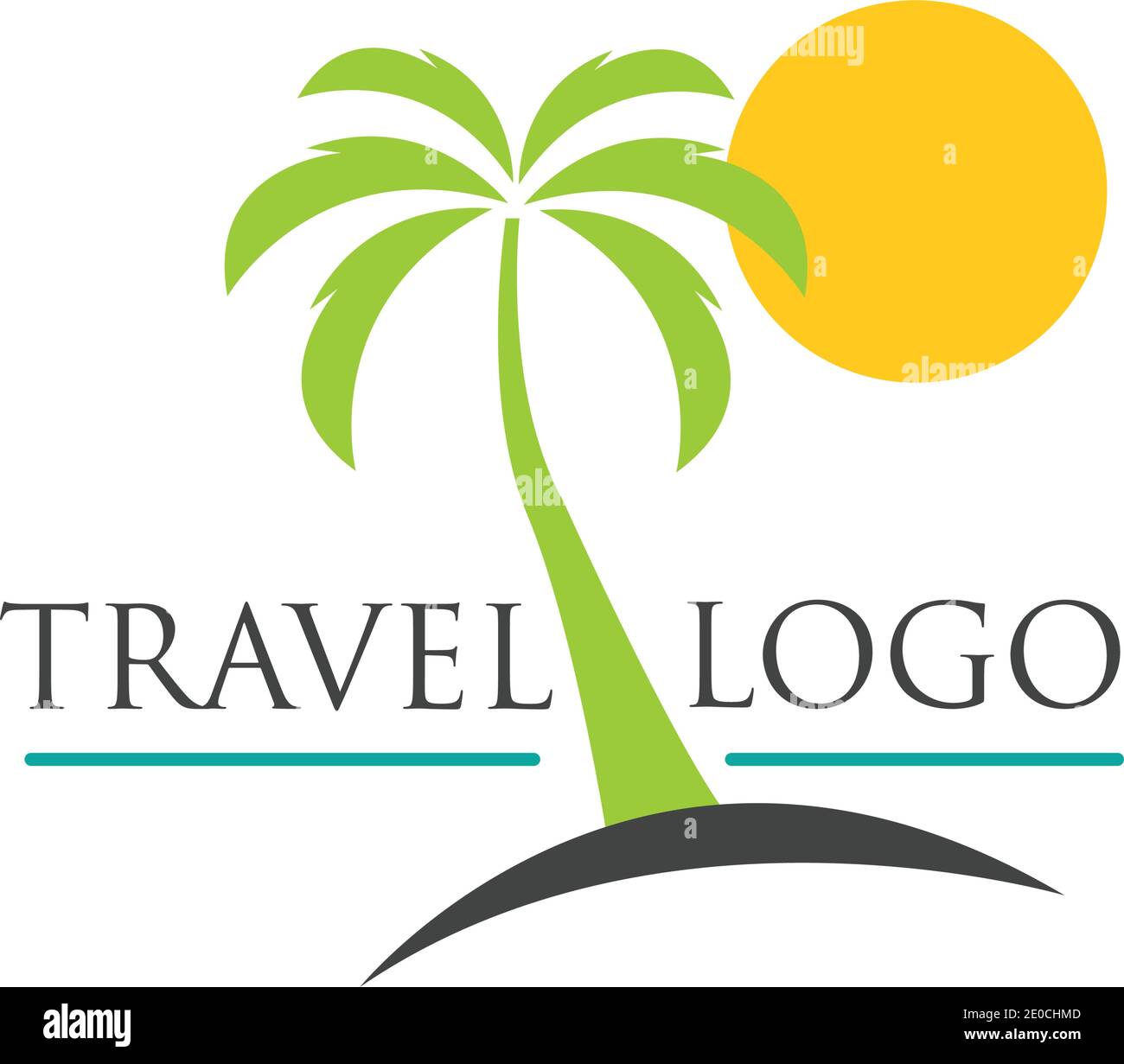 Travel logo vector icon design template-vector Stock Vector Image & Art ...