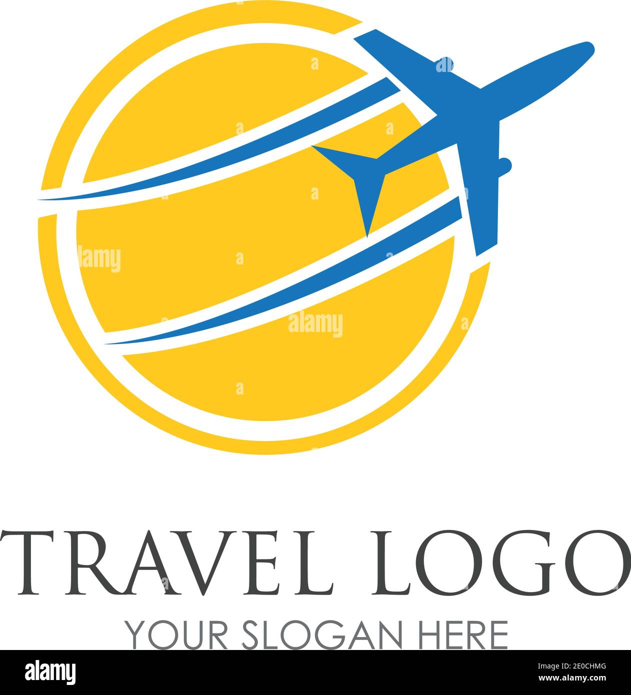 Travel logo vector icon design template-vector Stock Vector Image & Art ...