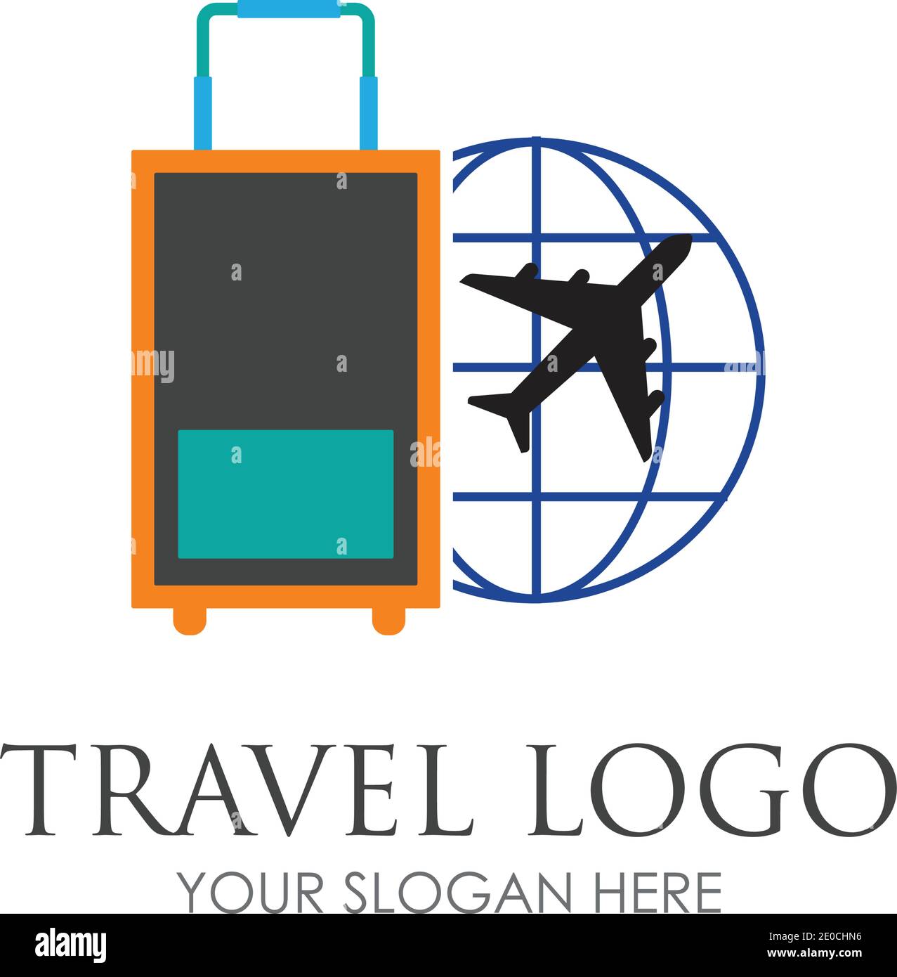 Travel logo vector icon design template-vector Stock Vector Image & Art ...