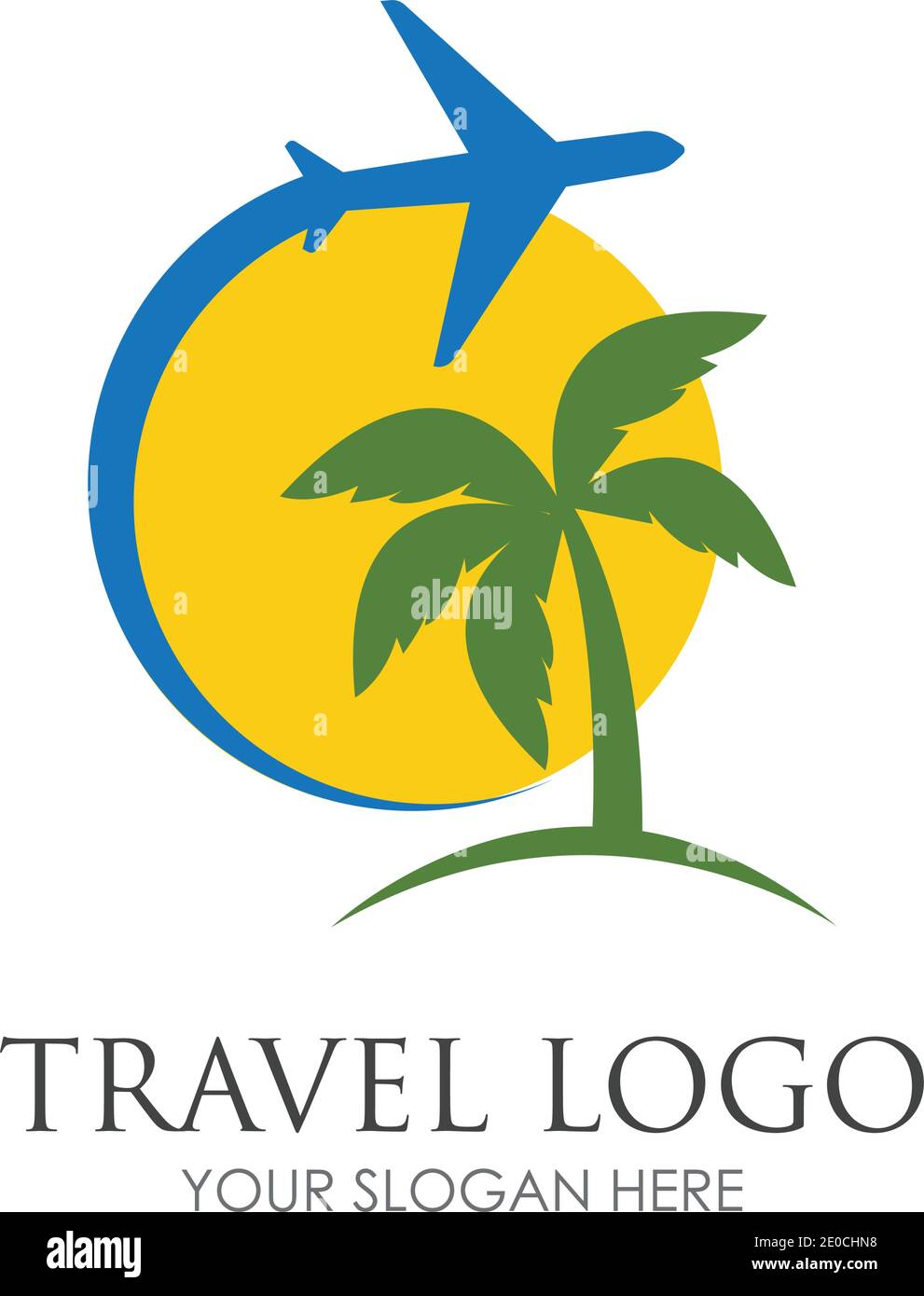 Travel logo vector icon design template-vector Stock Vector Image & Art ...