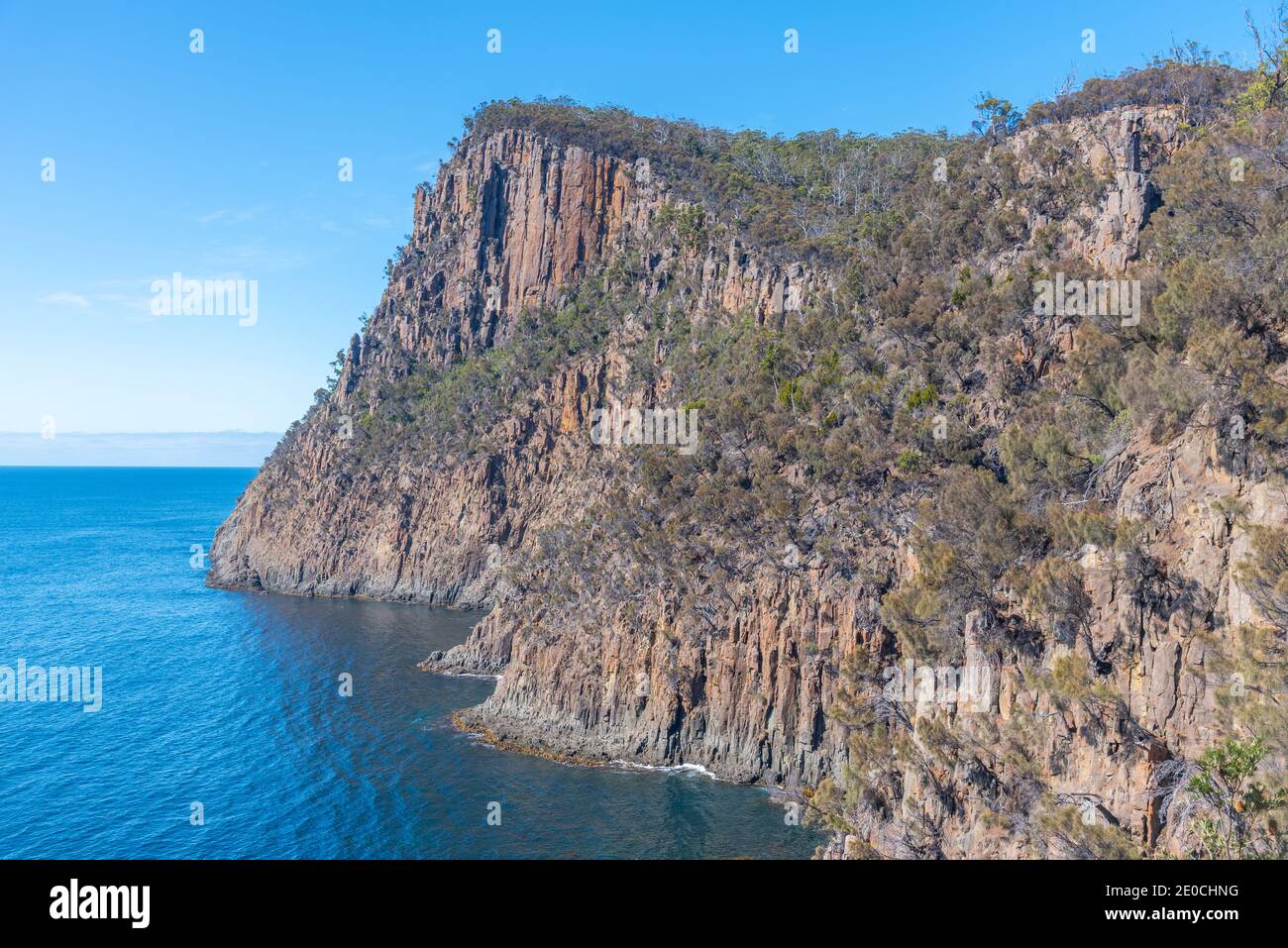 Cliffs of Fluted Cape at Bruny island in Tasmania, Australia Stock ...