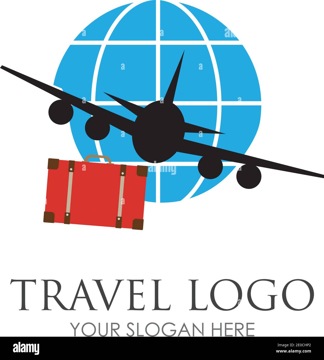 Travel logo vector icon design template-vector Stock Vector Image & Art ...