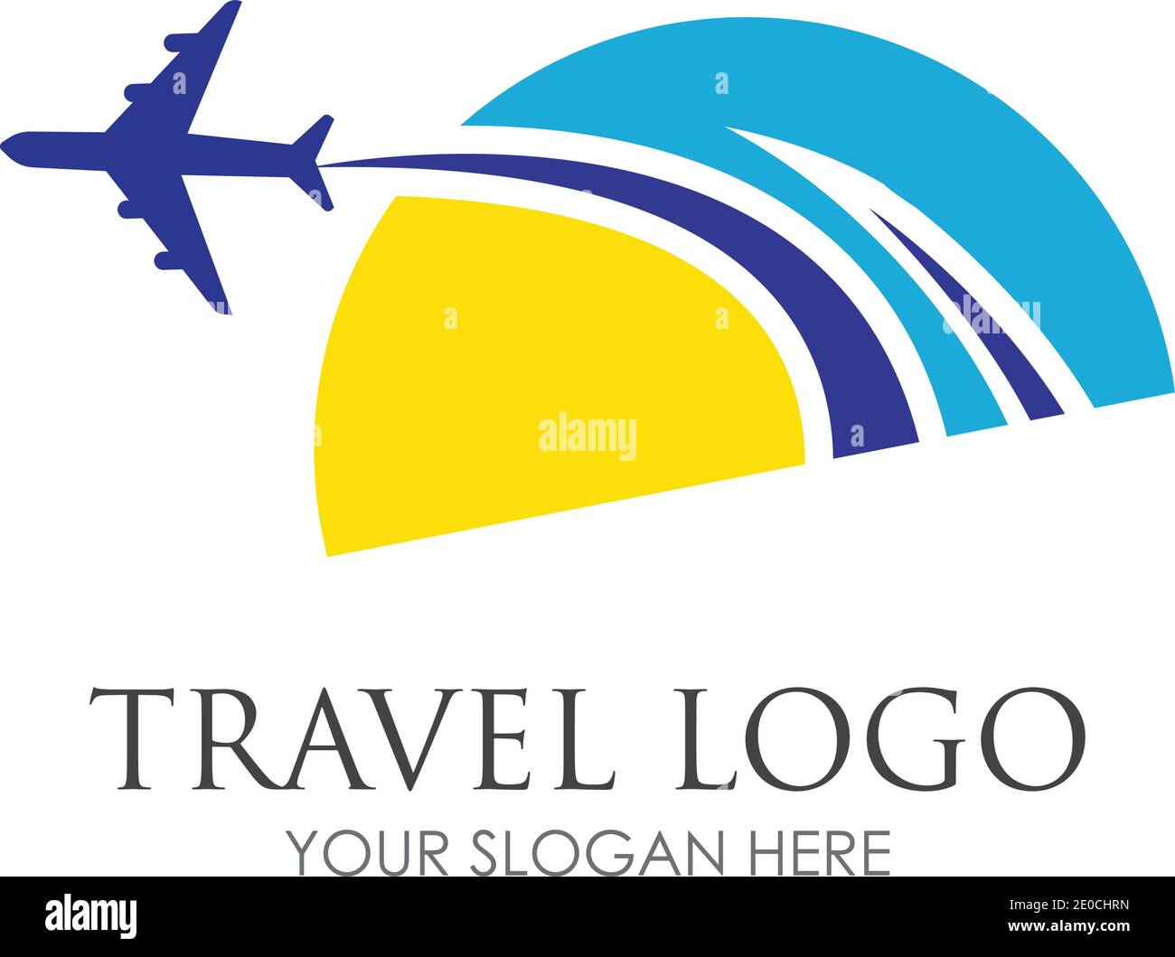 Travel logo vector icon design template-vector Stock Vector Image & Art ...