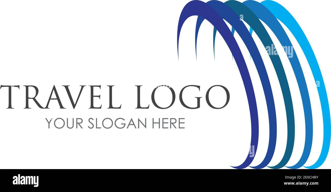 Travel logo vector icon design template-vector Stock Vector Image & Art ...