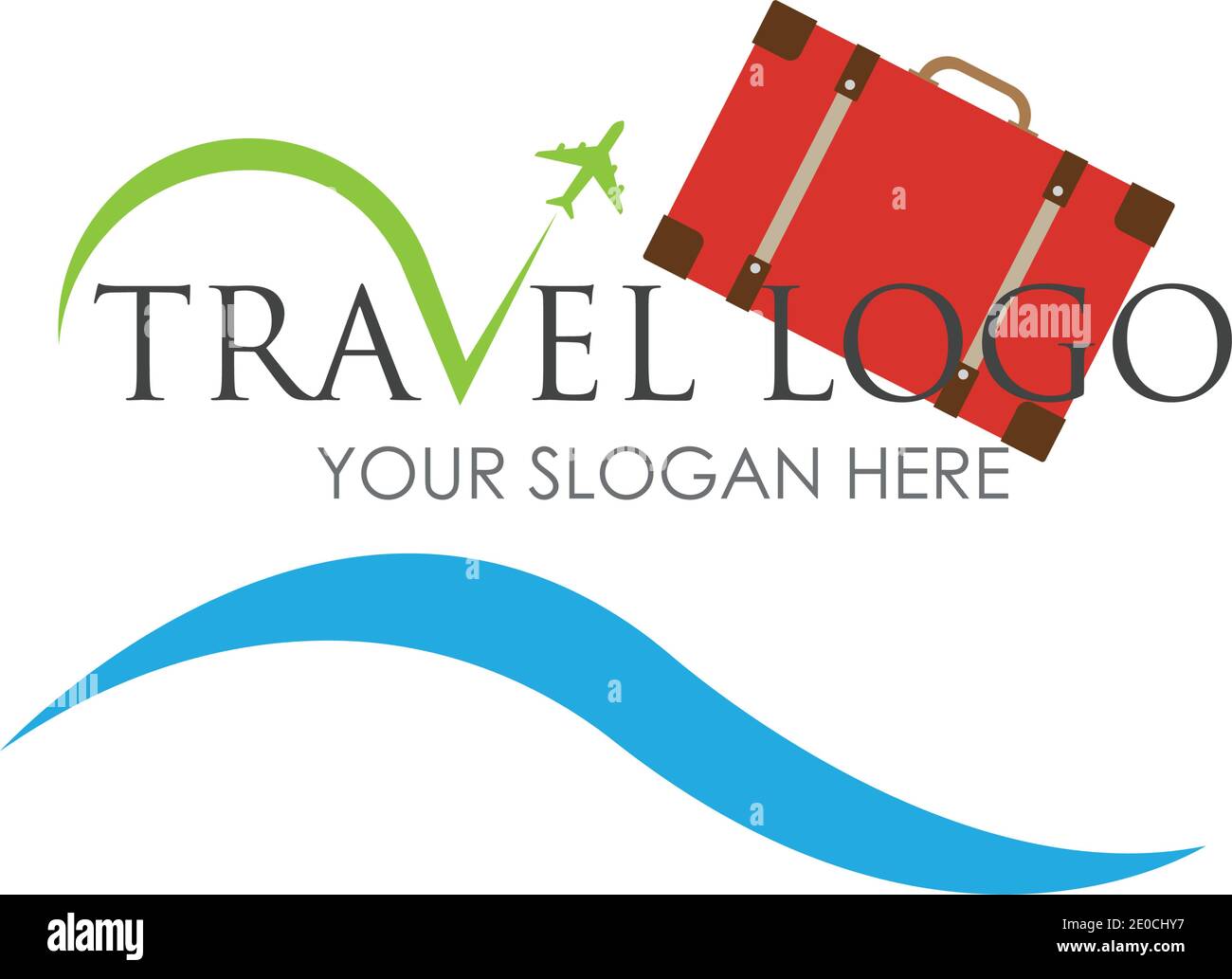 Travel logo vector icon design template-vector Stock Vector Image & Art ...