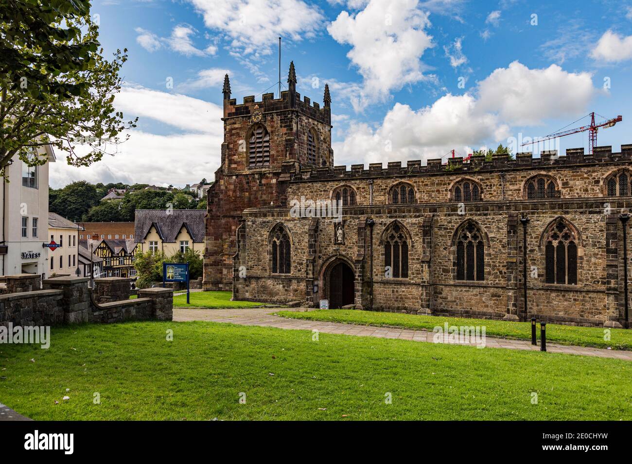 Bangor Cathedral, Bangor, nirth Wales Stock Photo - Alamy