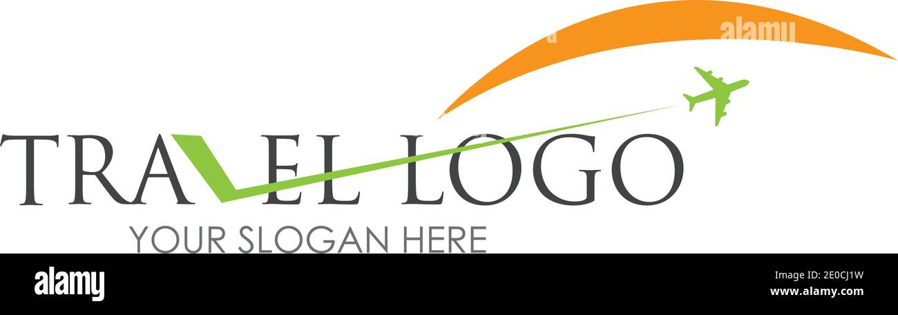 Travel logo vector icon design template-vector Stock Vector Image & Art ...