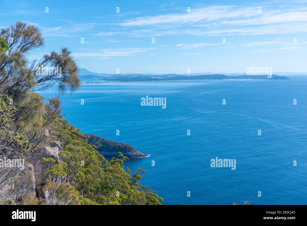 Cliffs of Fluted Cape at Bruny island in Tasmania, Australia Stock ...