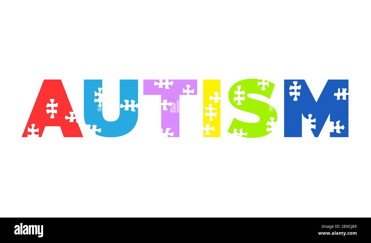 Autism symbol icon illustration Stock Photo - Alamy