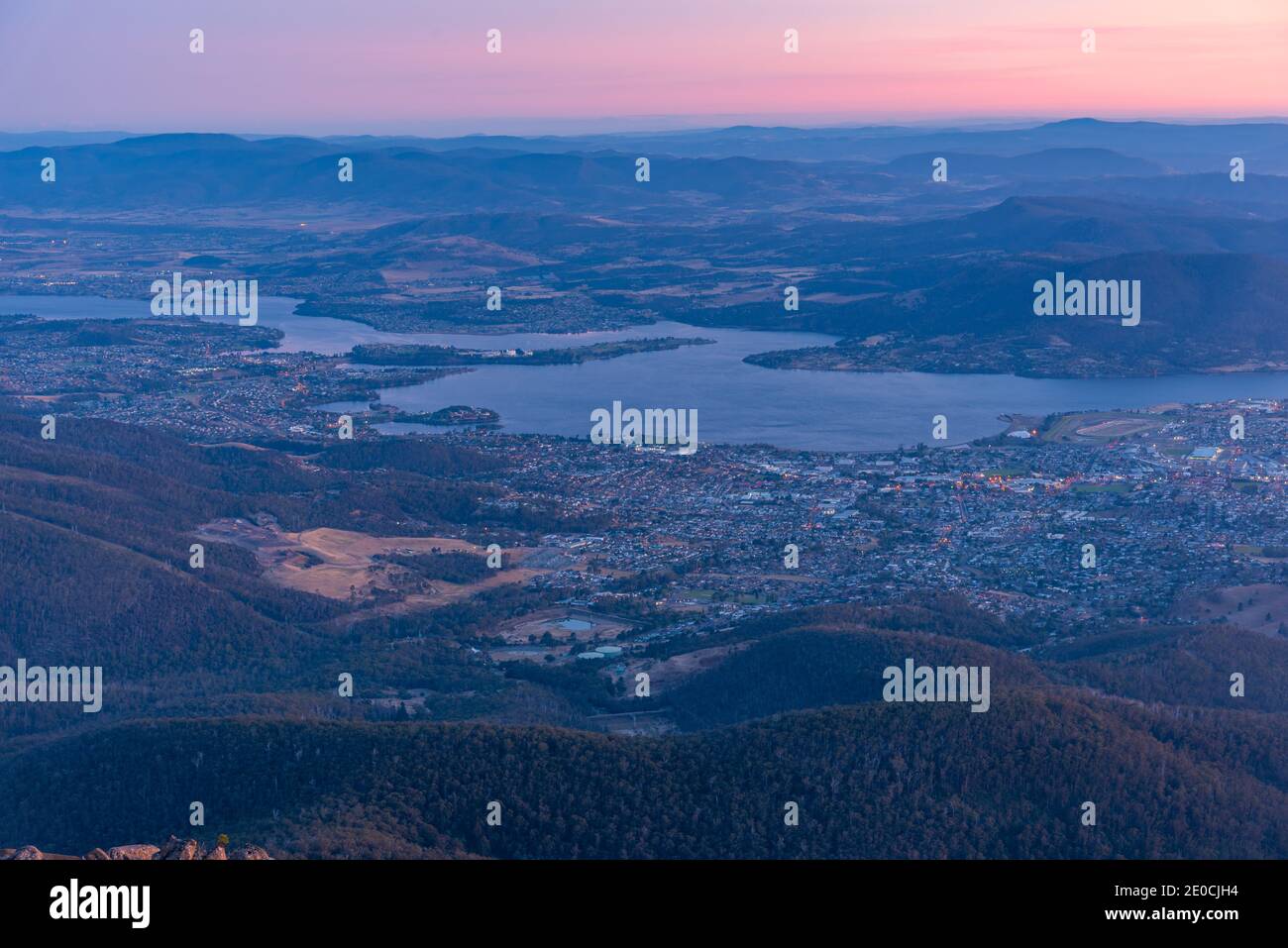 Tasman bridge hobart sunset hi-res stock photography and images - Alamy