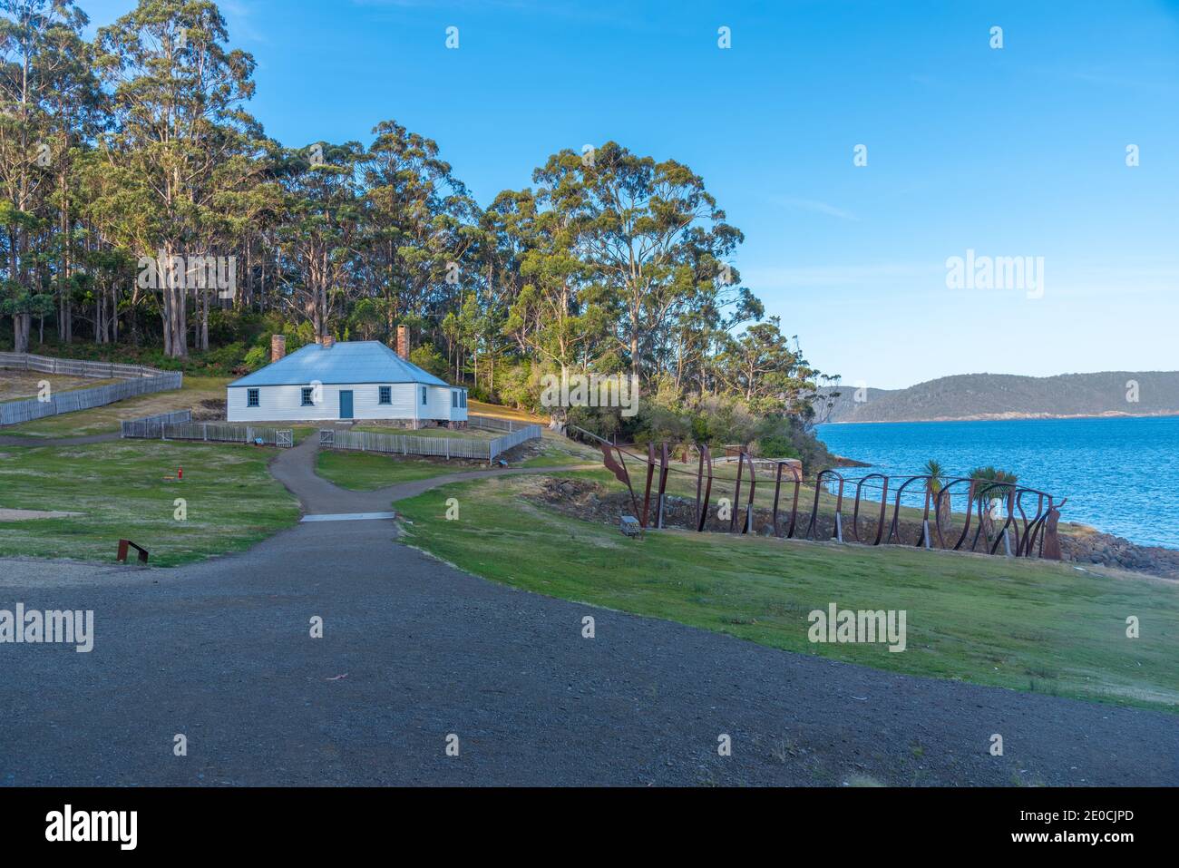 Historical buildings at Port Arthur Historic site in Tasmania ...