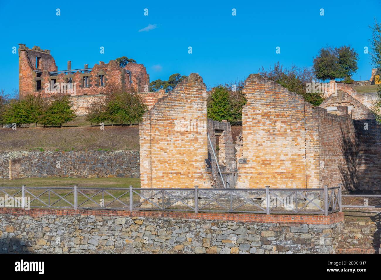 Hospital at Port Arthur Historic site in Tasmania, Australia Stock ...