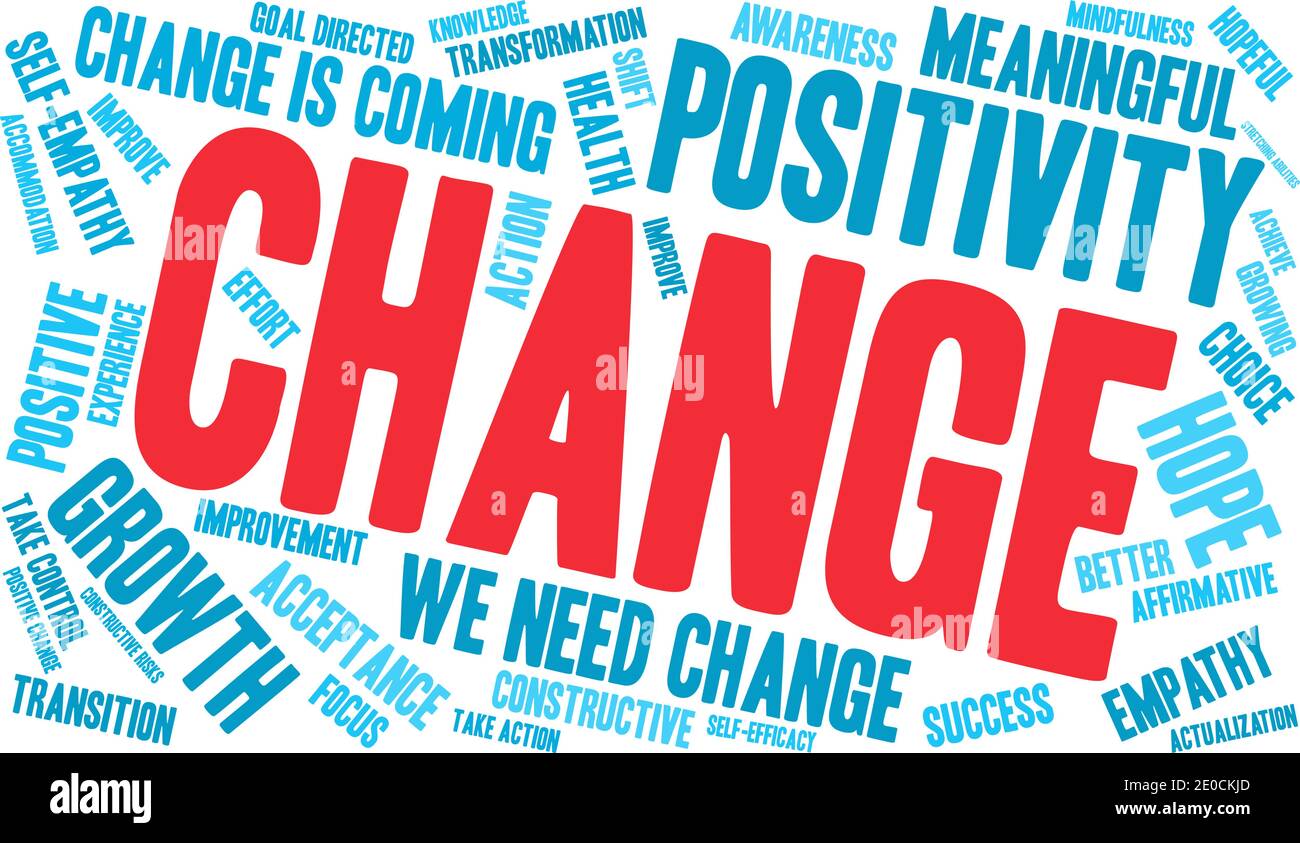 Change word cloud on a white background Stock Vector Image & Art - Alamy