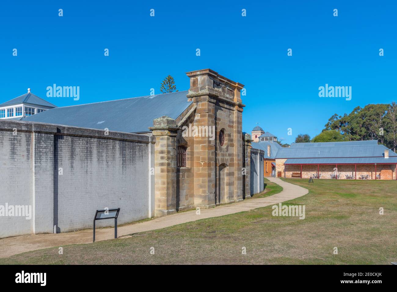 The asylum and separate prison at Port Arthur Historic site in Tasmania ...