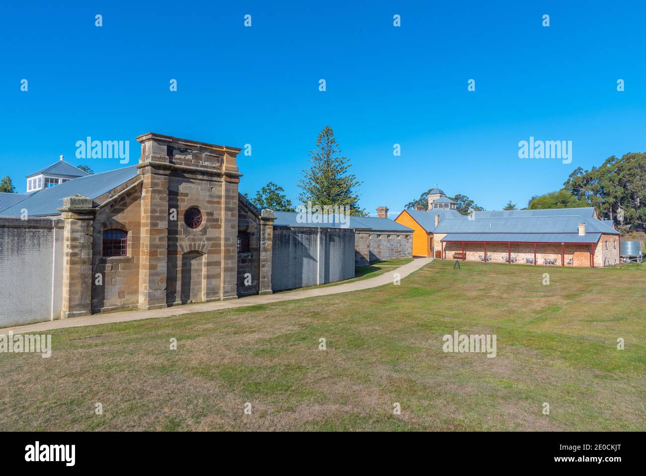 The asylum and separate prison at Port Arthur Historic site in Tasmania ...