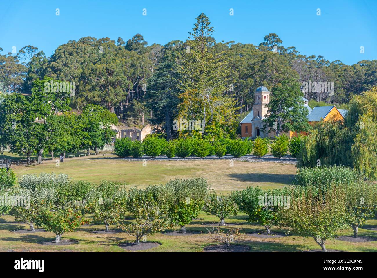 The asylum and separate prison at Port Arthur Historic site in Tasmania ...