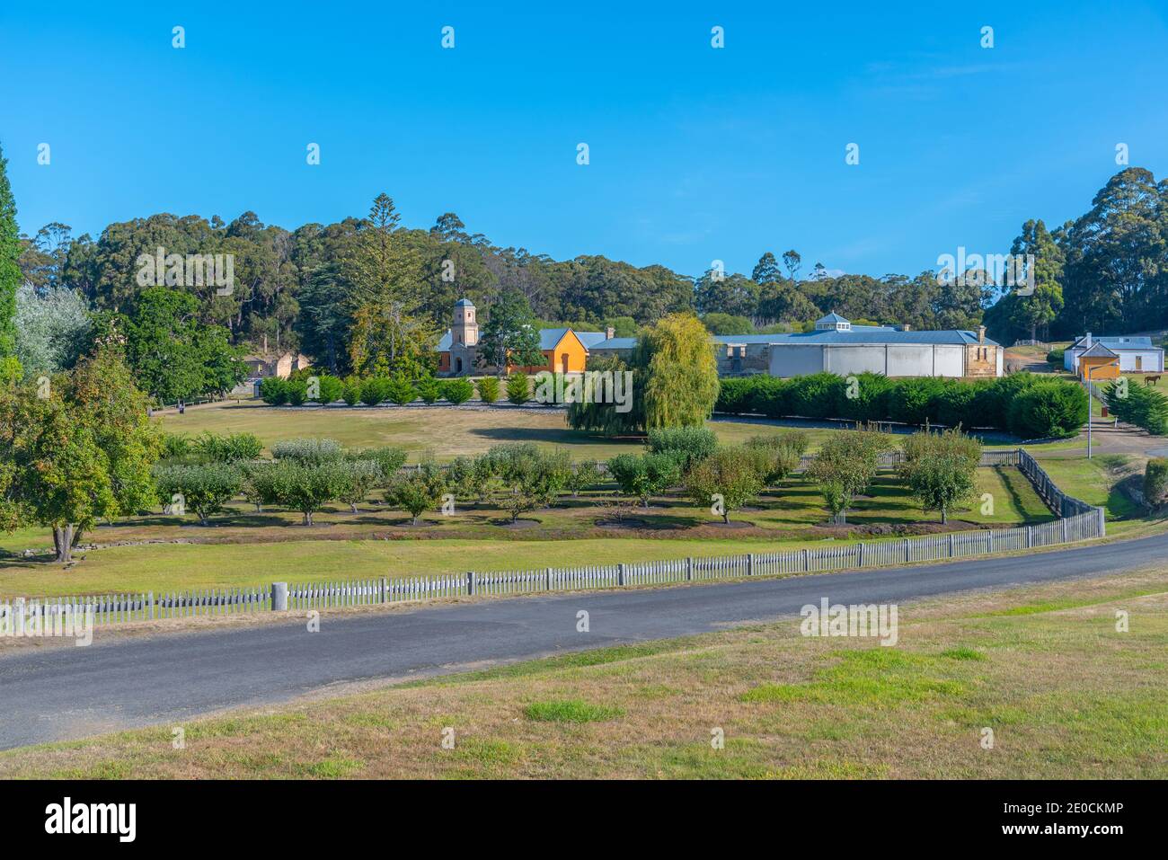 The asylum and separate prison at Port Arthur Historic site in Tasmania ...