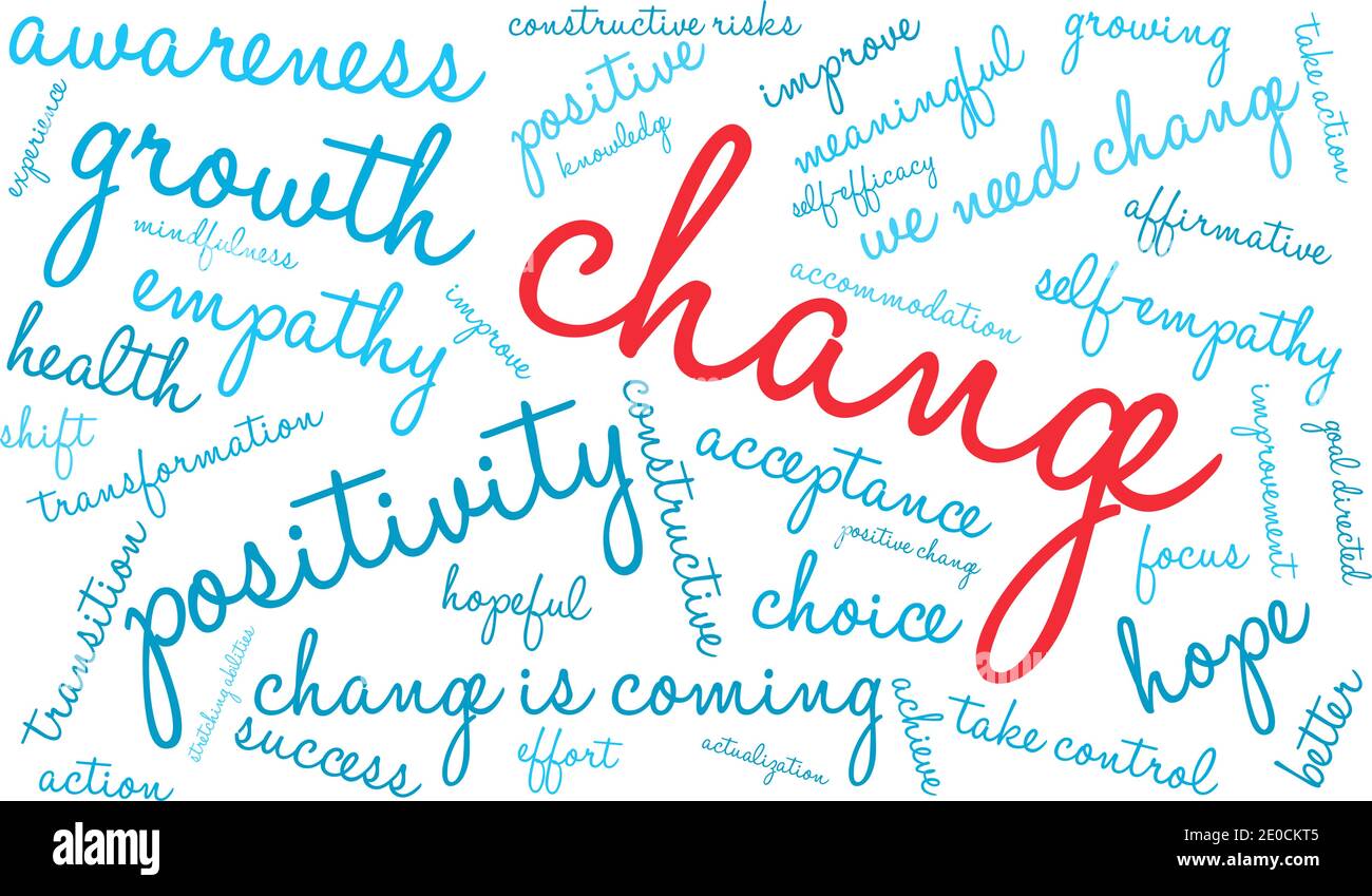 Change word cloud on a white background Stock Vector Image & Art - Alamy