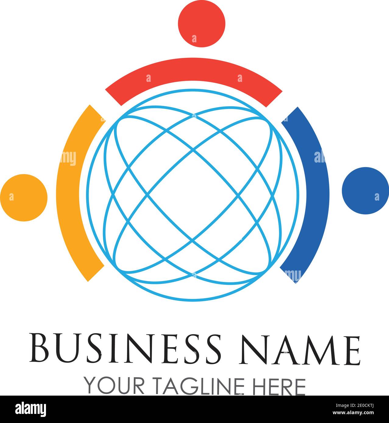 World Community people Logo illustration design template Stock Vector ...