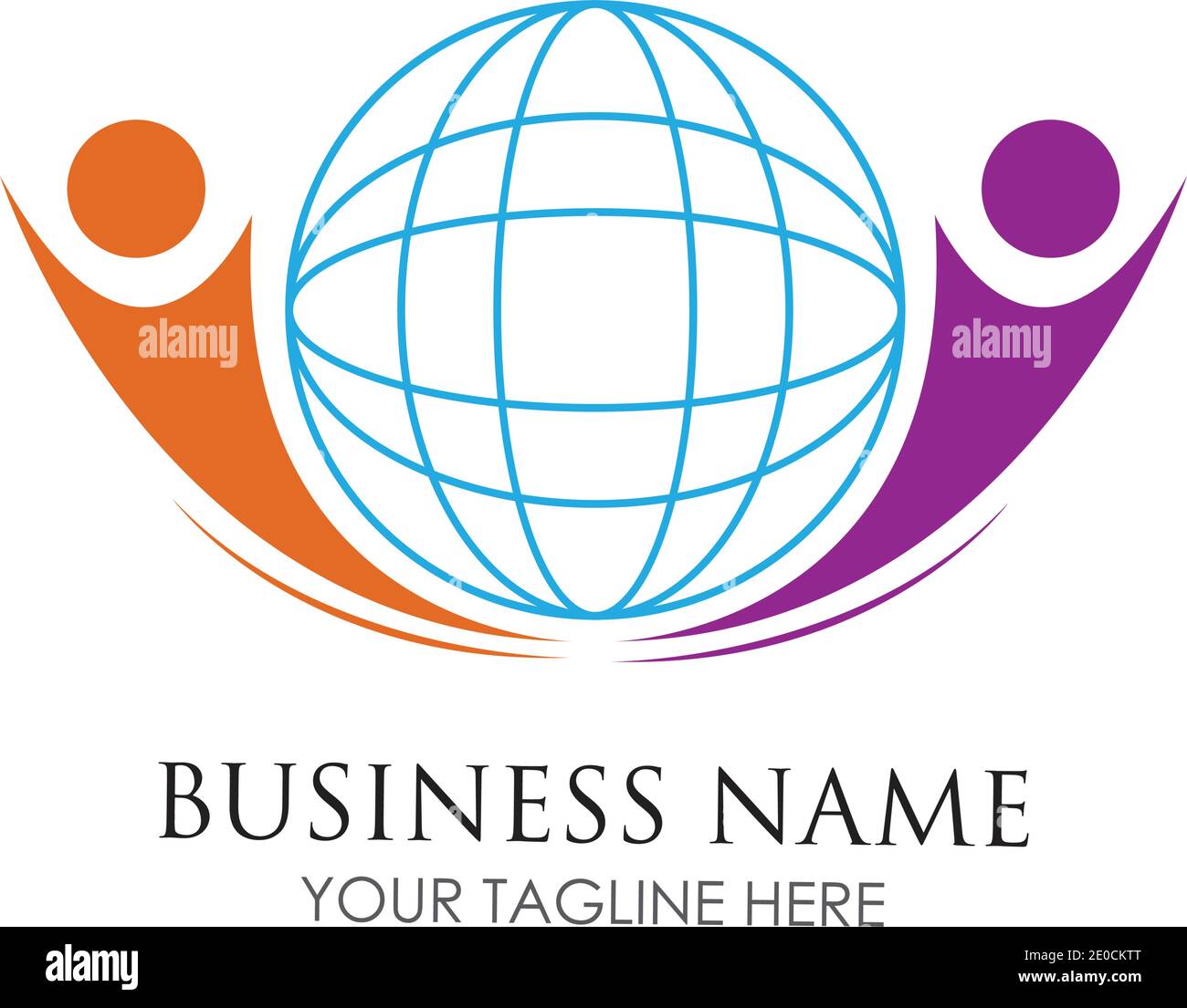 World Community people Logo illustration design template Stock Vector ...
