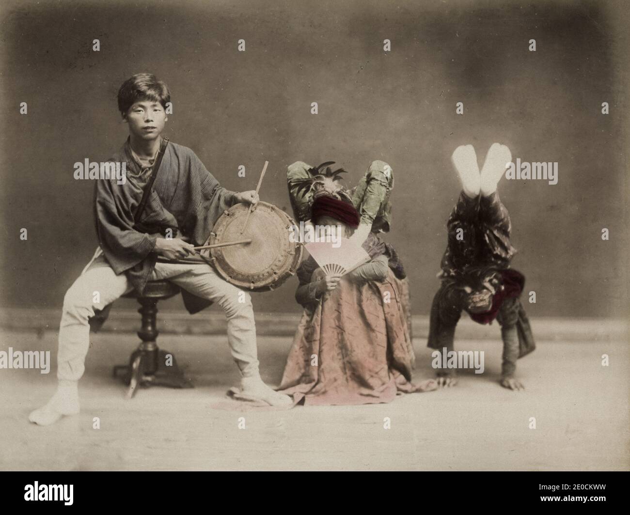 Victorian acrobats hi-res stock photography and images - Alamy