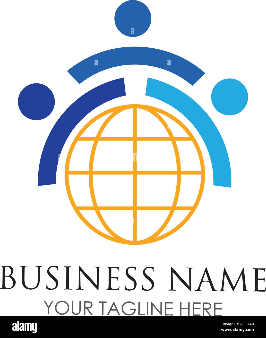 World Community people Logo illustration design template Stock Vector ...