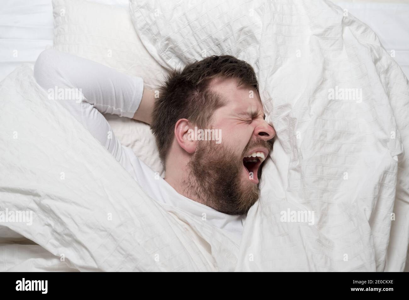 Cannot sleep man hi-res stock photography and images - Alamy
