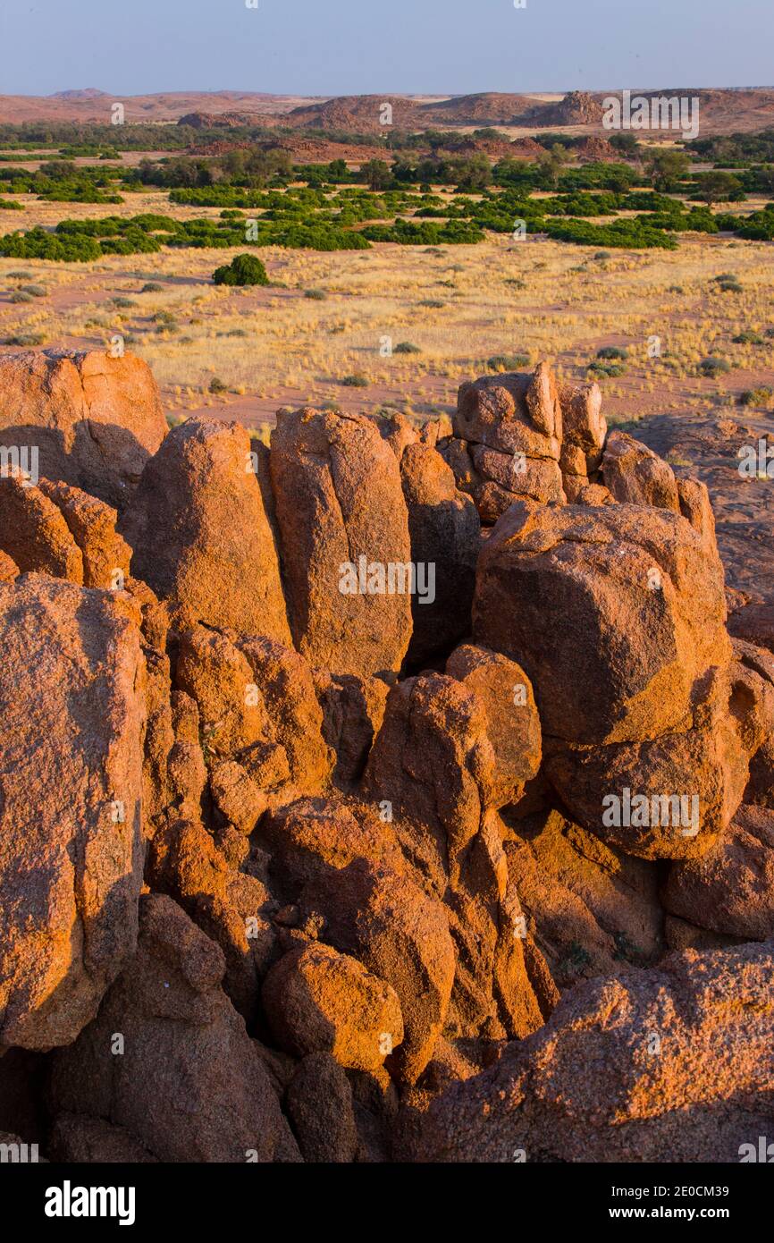 Montañas Branberg, Desierto del Namib, Namibia, Africa Stock Photo - Alamy