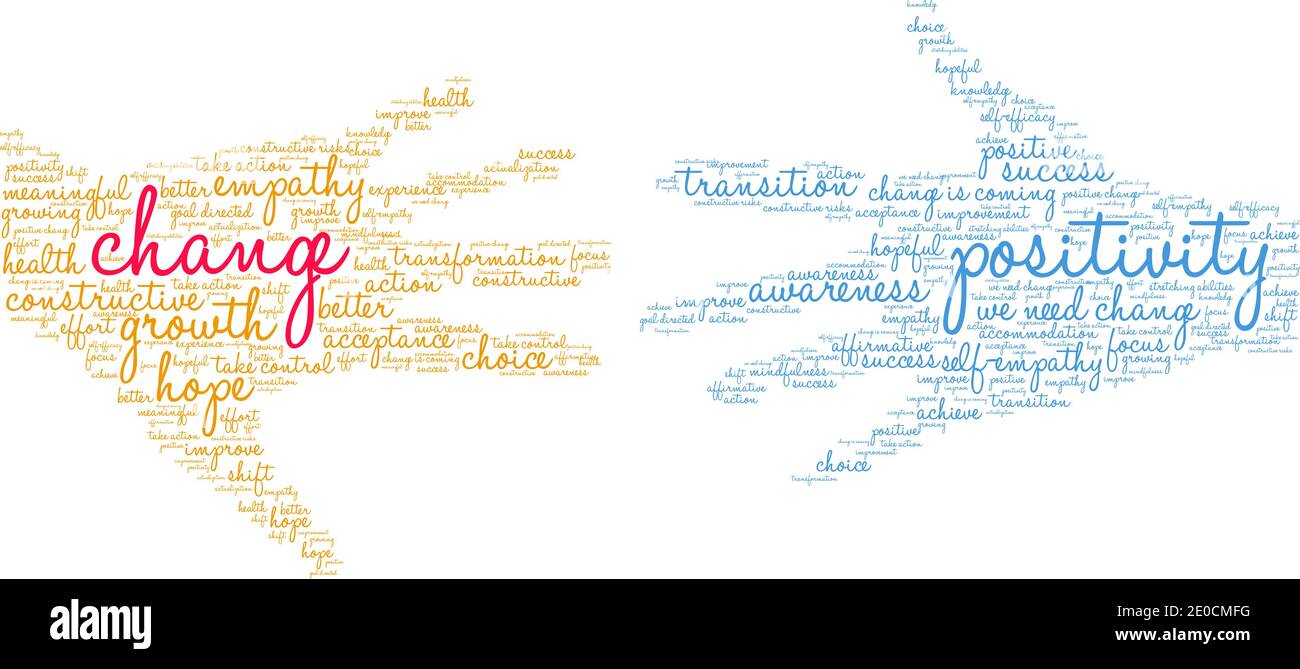 Change word cloud on a white background Stock Vector Image & Art - Alamy