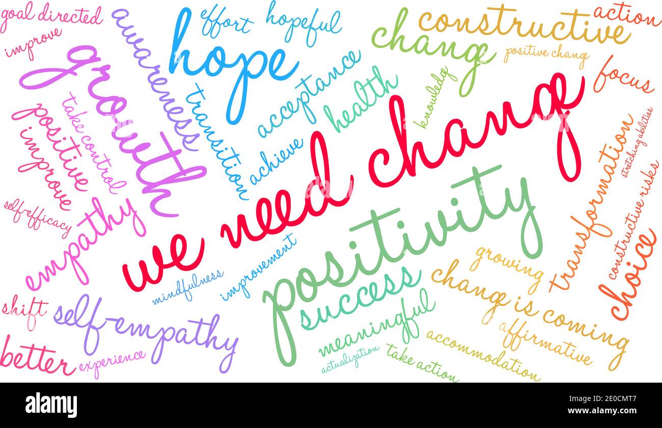 We Need Change word cloud on a white background Stock Vector Image ...