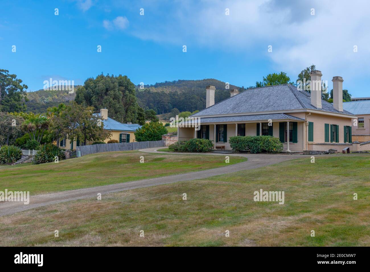 Historical buildings at Port Arthur Historic site in Tasmania ...