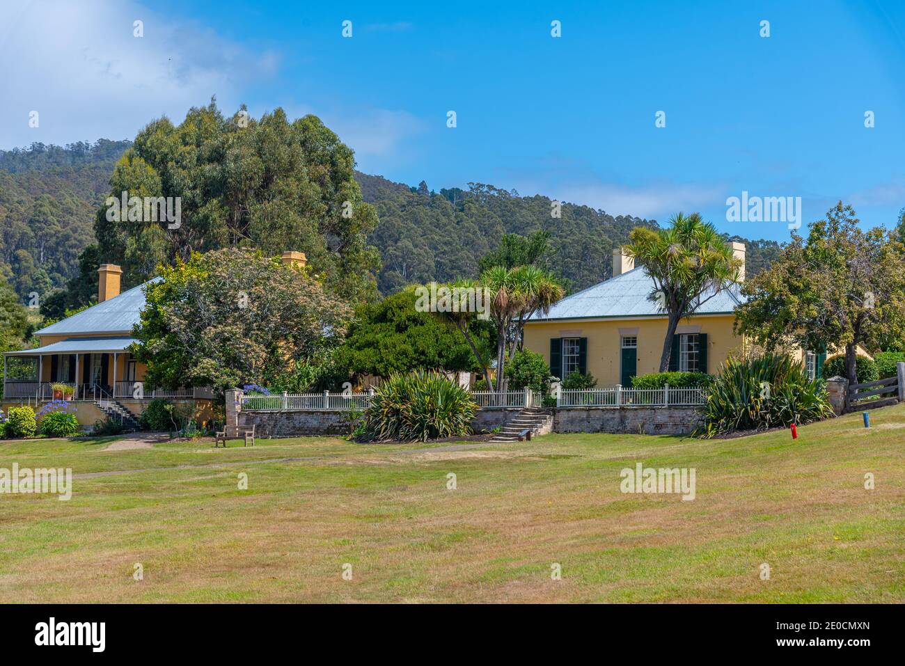 Historical buildings at Port Arthur Historic site in Tasmania ...