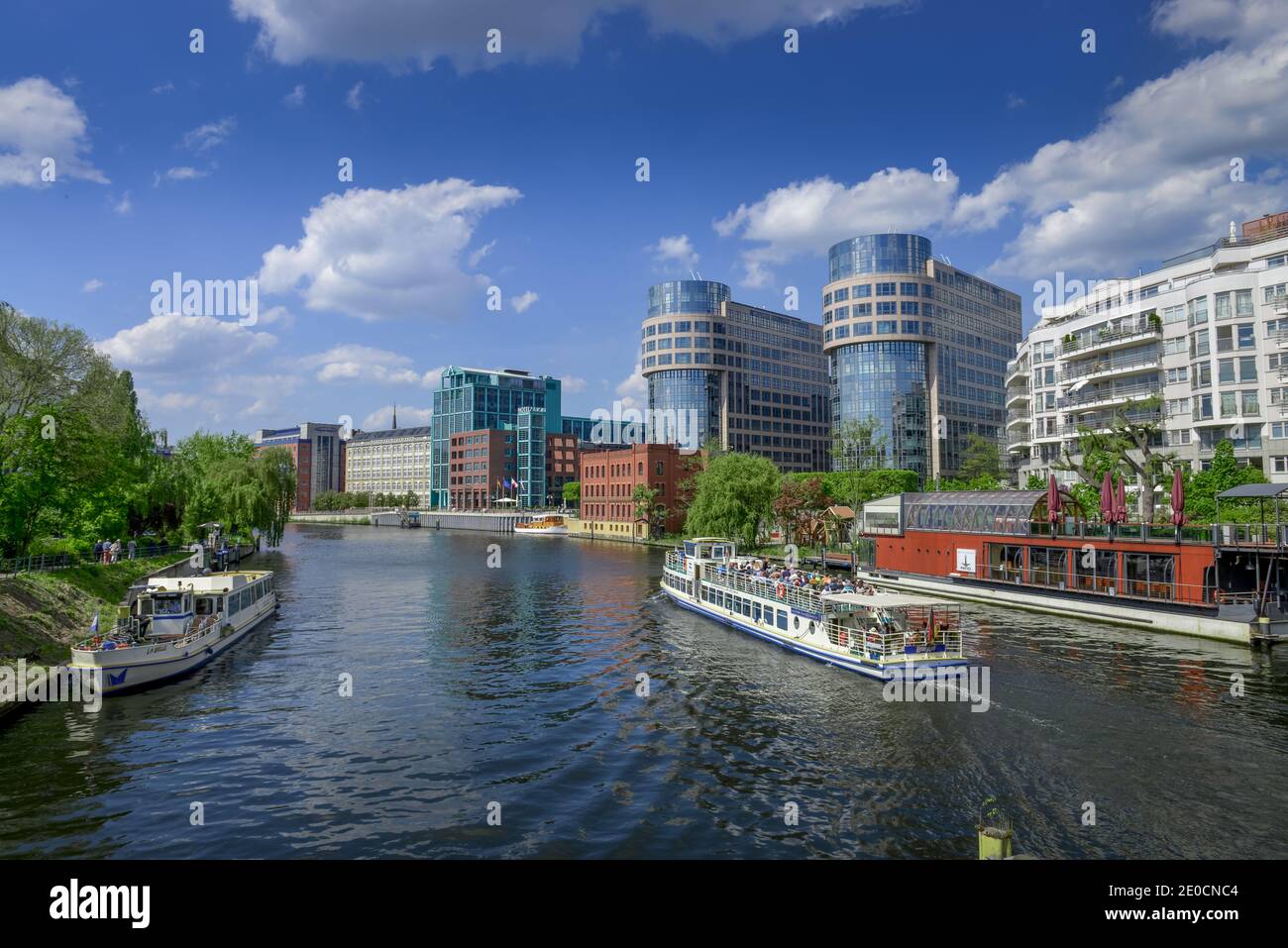 Spree, Meierei Bolle, Spreebogen, Alt-Moabit, Moabit, Berlin ...