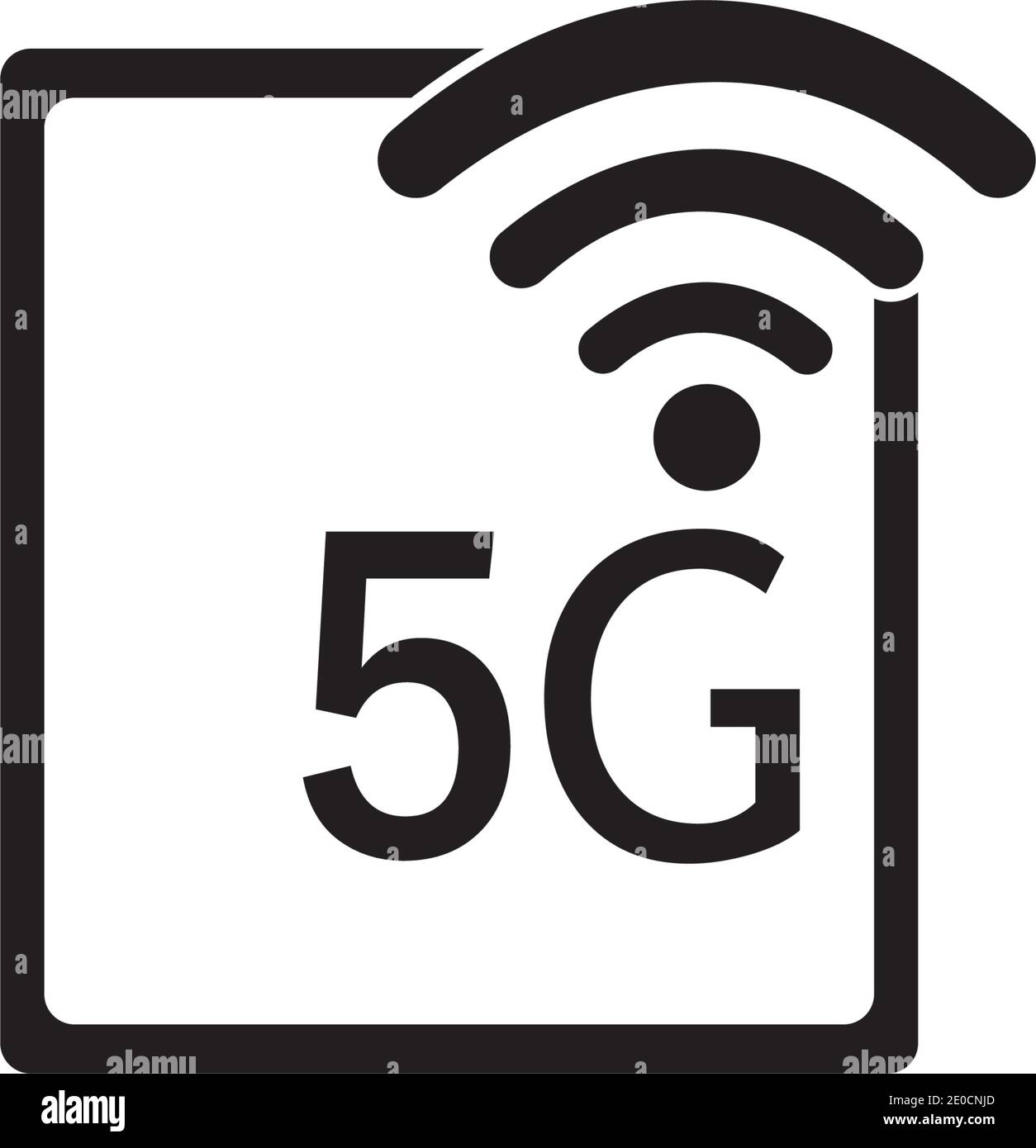 5g logo sign vector template Vector technology icon network sign 5G ...