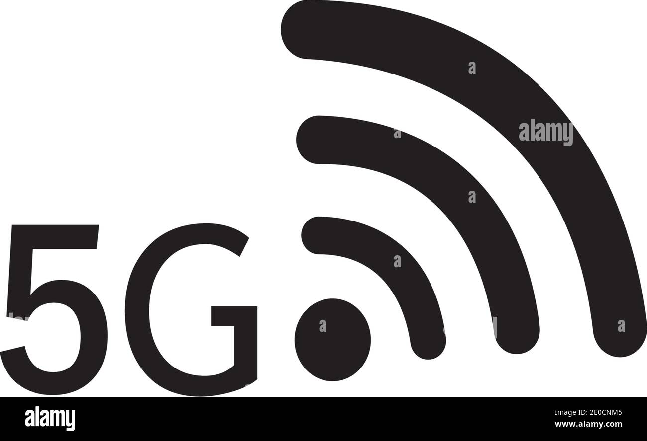 5g logo sign vector template Vector technology icon network sign 5G ...
