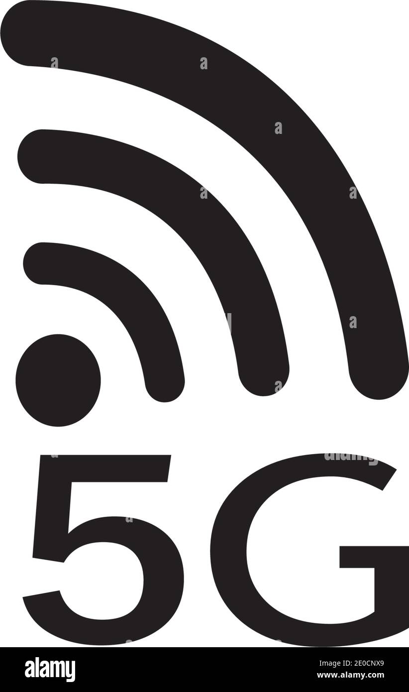 5g logo sign vector template Vector technology icon network sign 5G ...