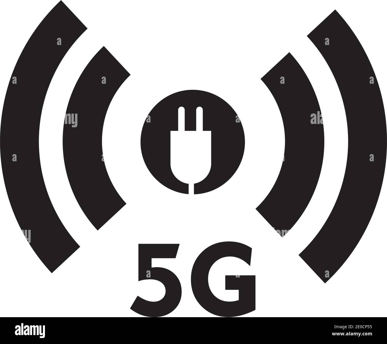 5g logo sign vector template Vector technology icon network sign 5G ...