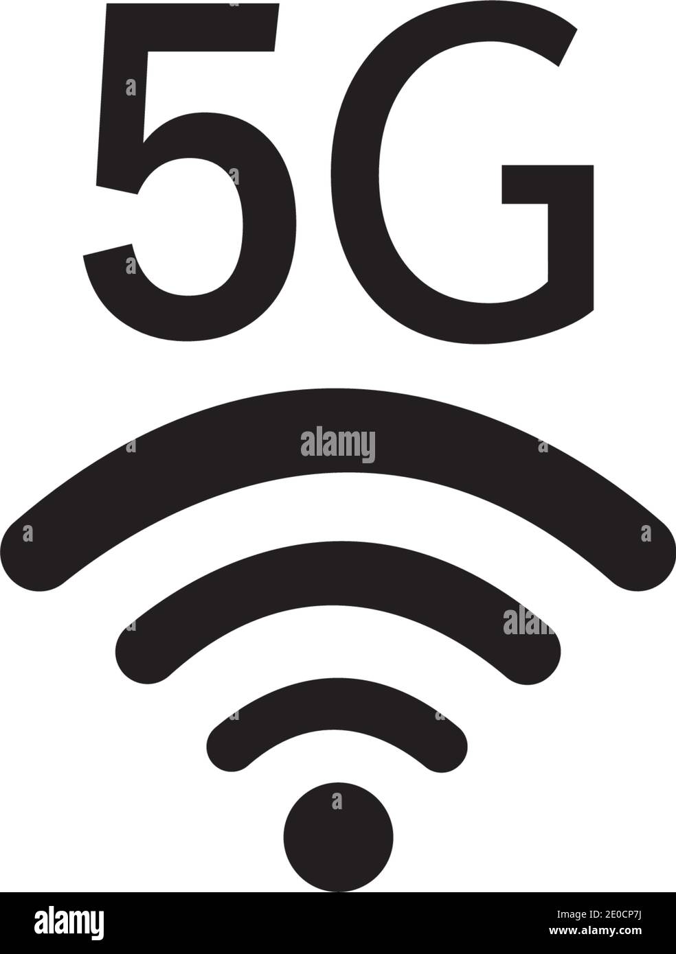 5g logo sign vector template Vector technology icon network sign 5G ...