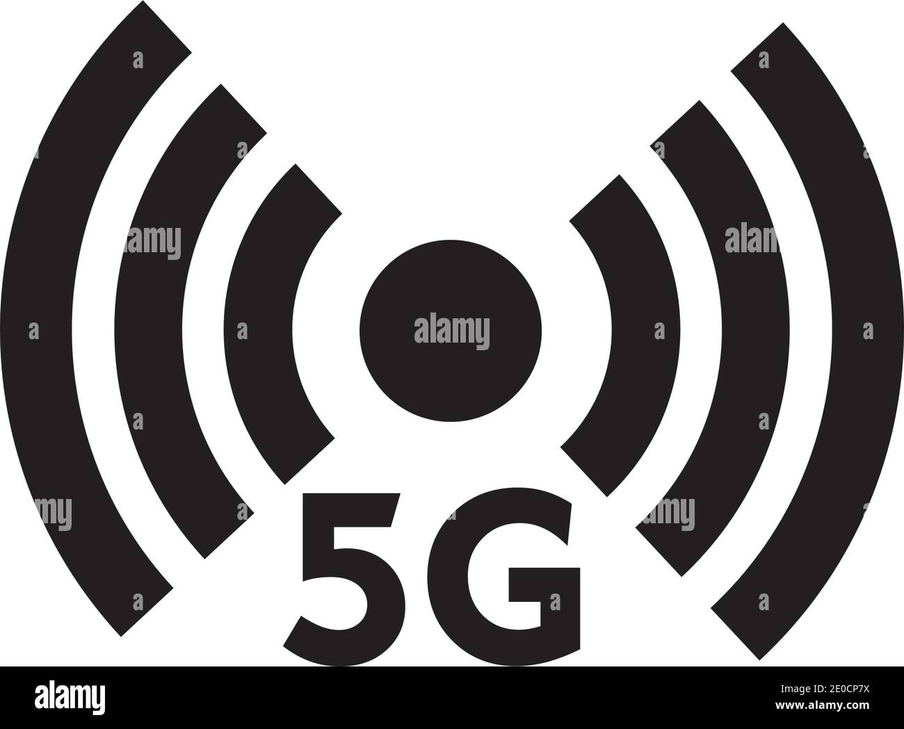 5g logo sign vector template Vector technology icon network sign 5G ...