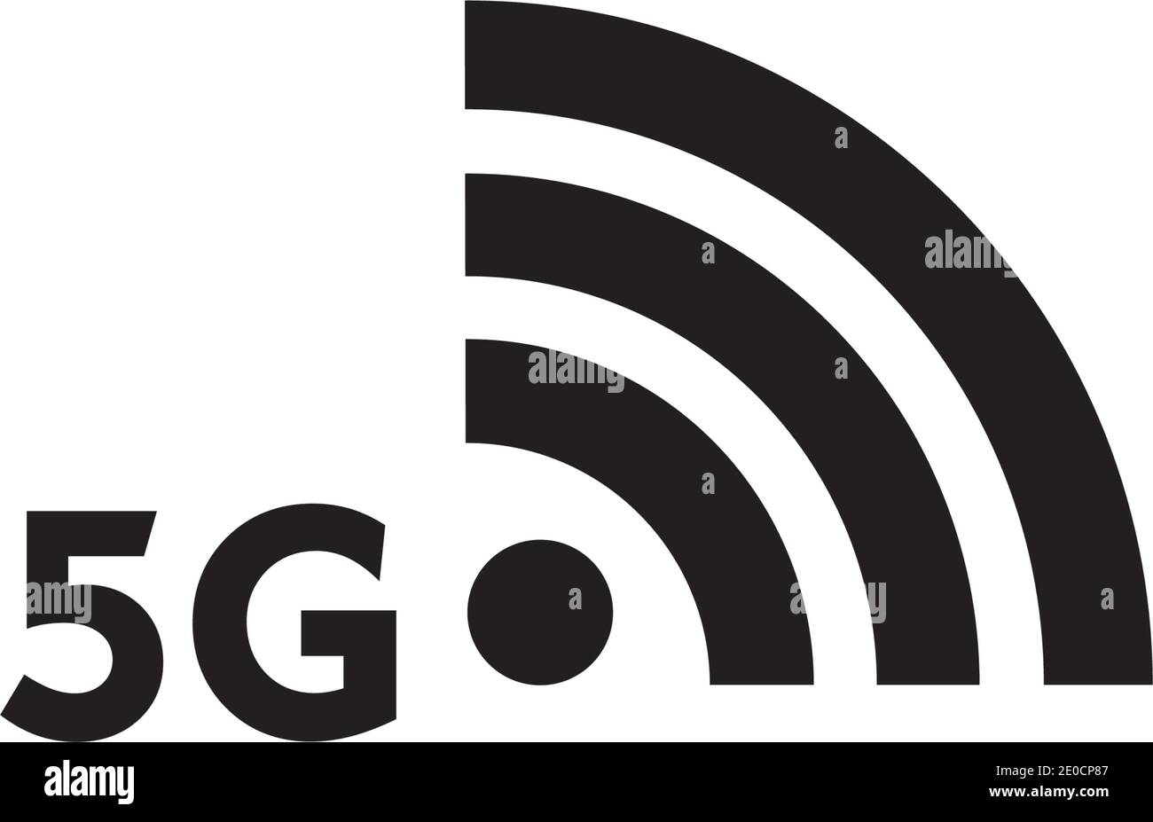 5g logo sign vector template Vector technology icon network sign 5G ...