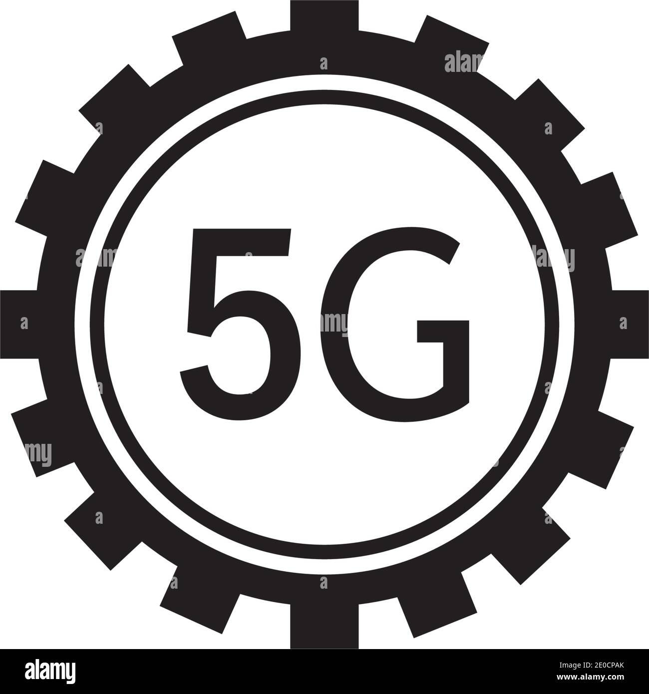 5g logo sign vector template Vector technology icon network sign 5G ...
