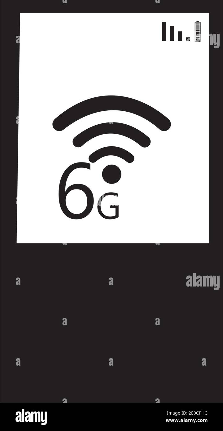 6g vector vectors Black and White Stock Photos & Images - Alamy
