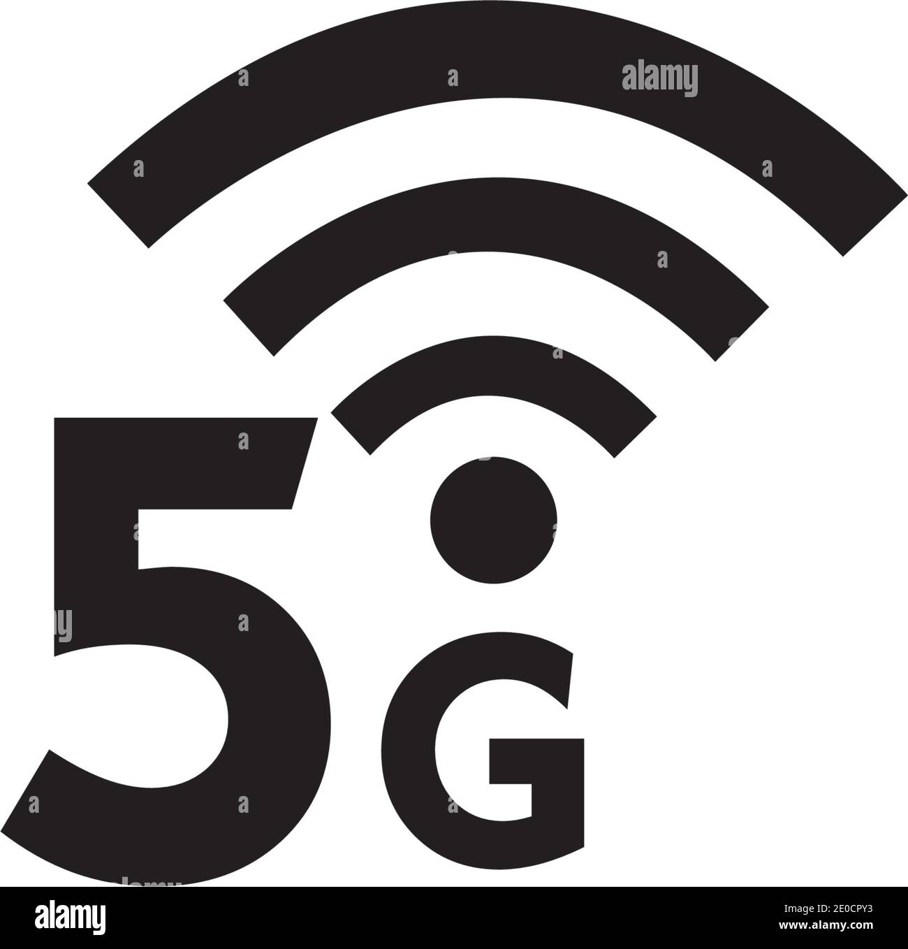 5g logo sign vector template Vector technology icon network sign 5G ...