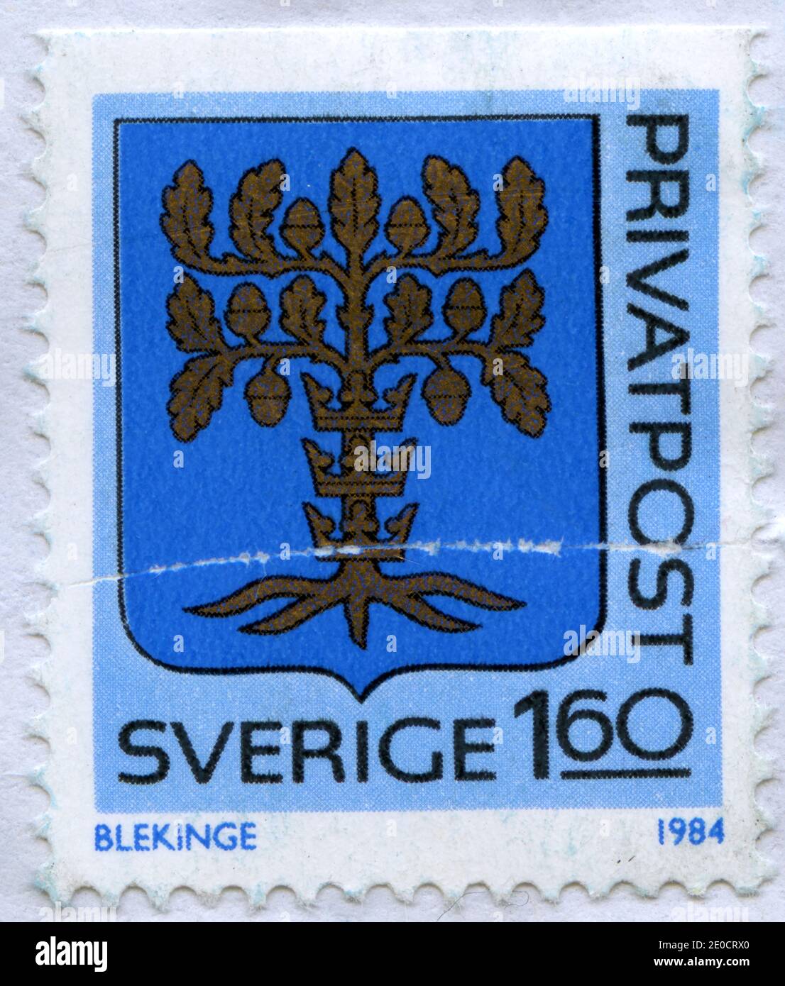 Sweden Postage Stamp High Resolution Stock Photography and Images - Alamy
