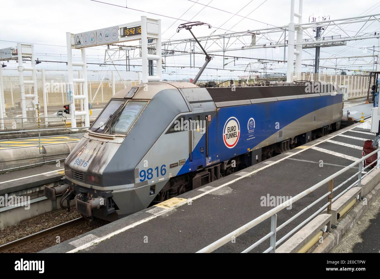 Eurotunnel terminal folkestone hi-res stock photography and images - Alamy