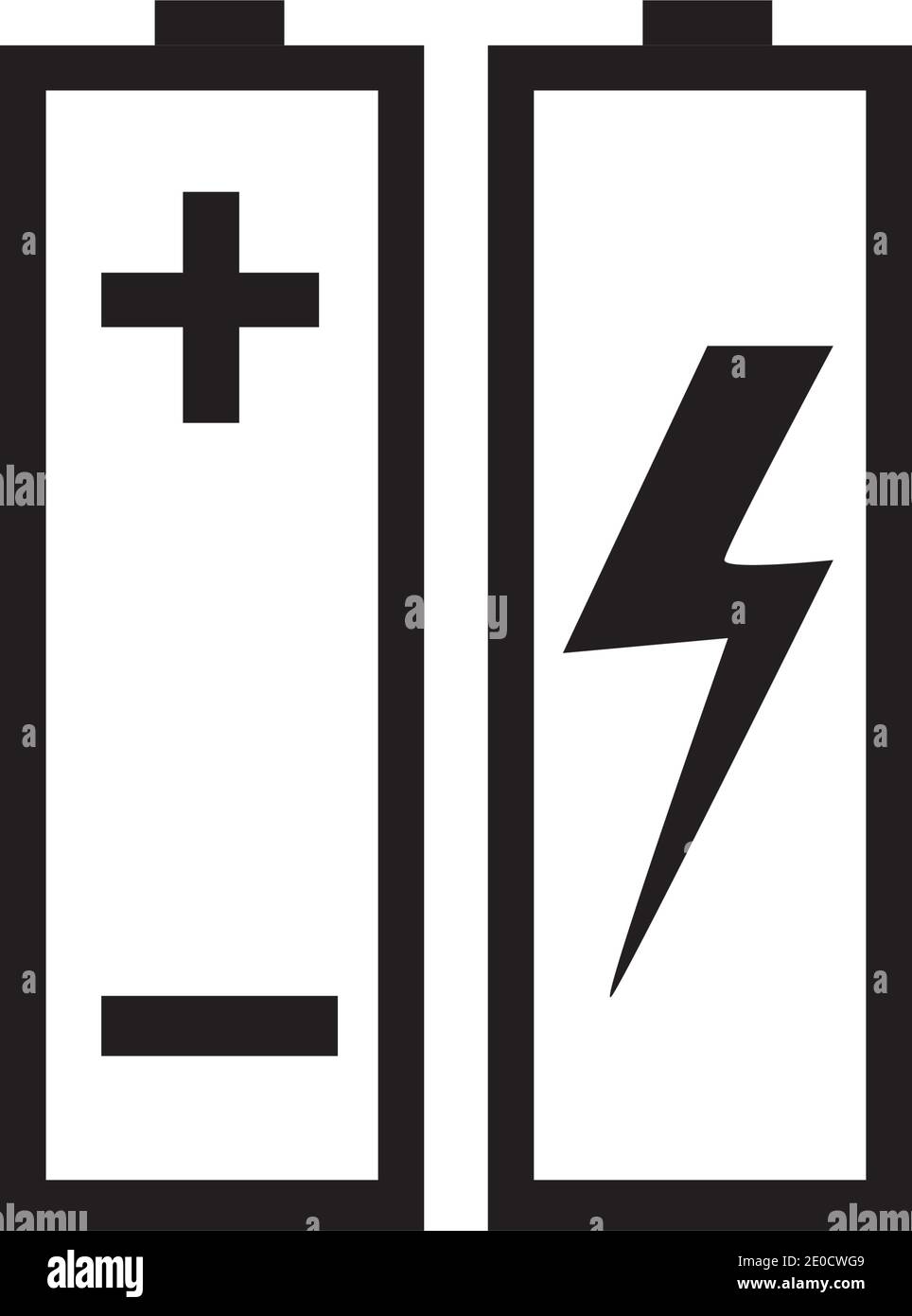 Battery Energy Vector Logo Template Stock Vector Image & Art - Alamy