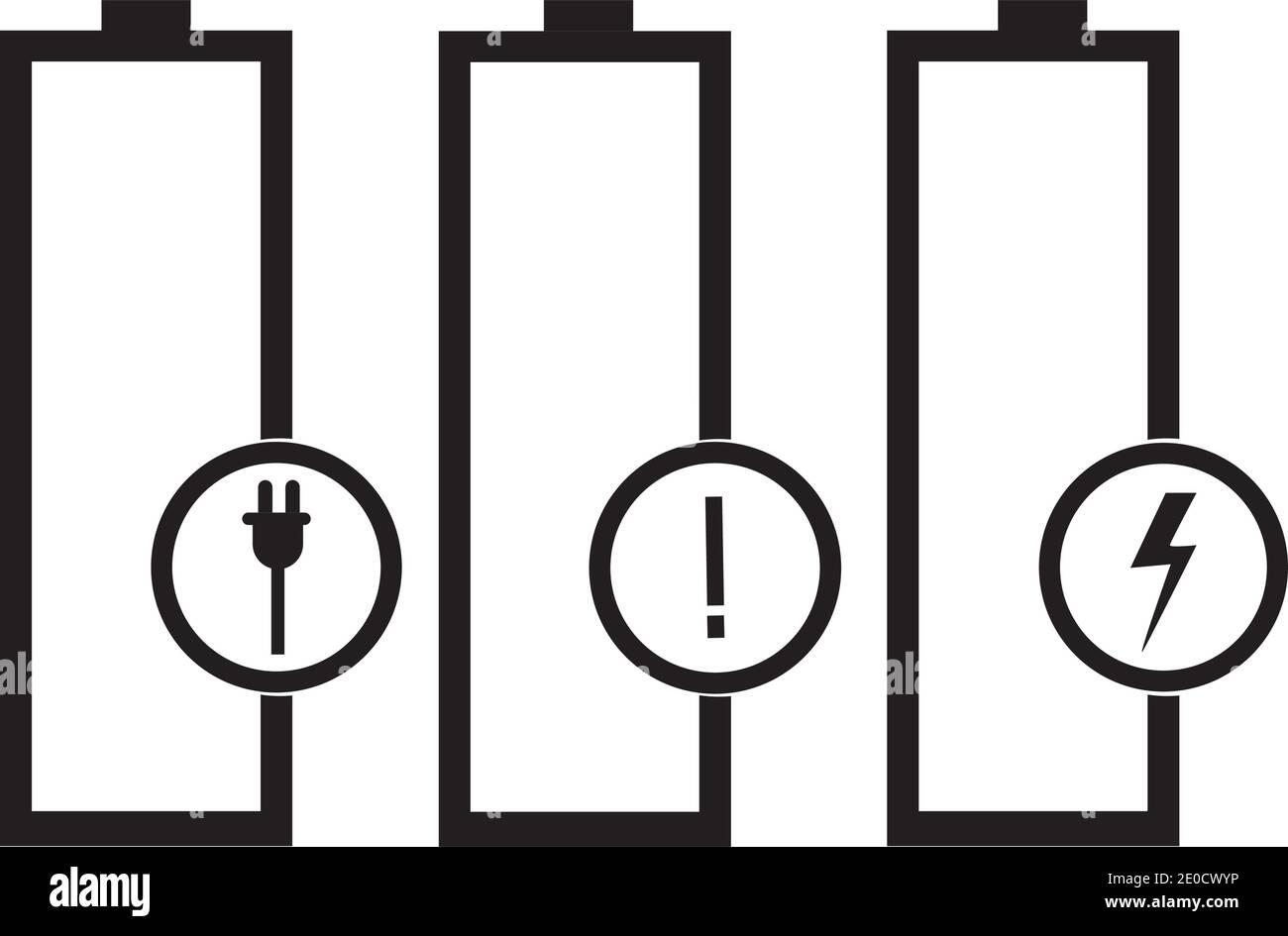 Battery Energy Vector Logo Template Stock Vector Image & Art - Alamy