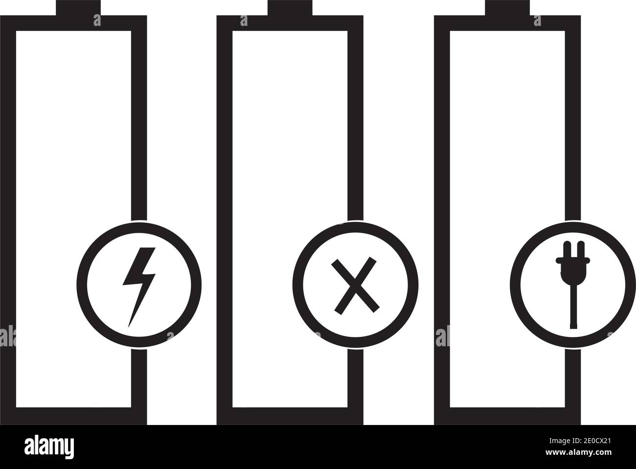 Battery Energy Vector Logo Template Stock Vector Image & Art - Alamy